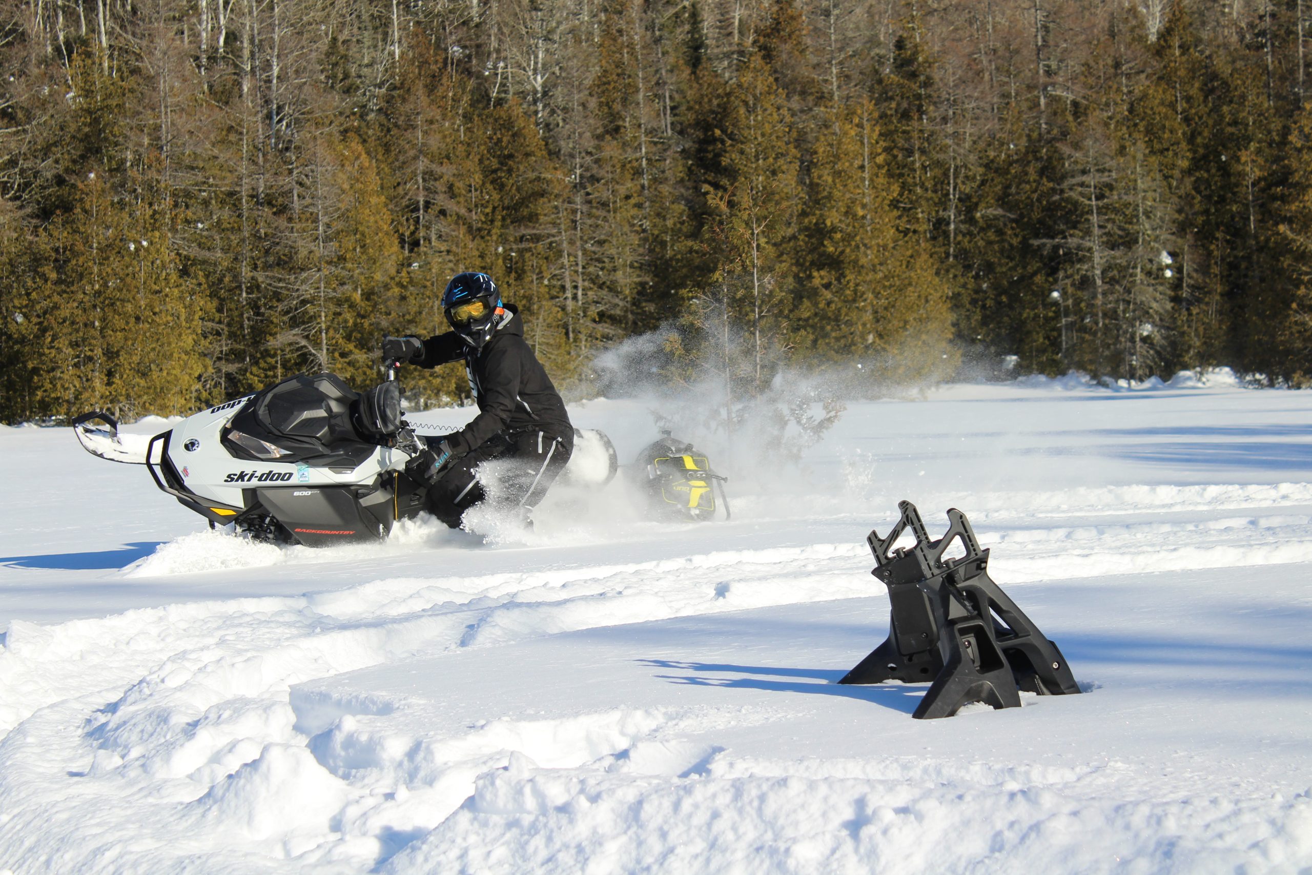 Review: Ski-Doo 1+1 Linq Seat System - SledMagazine.com