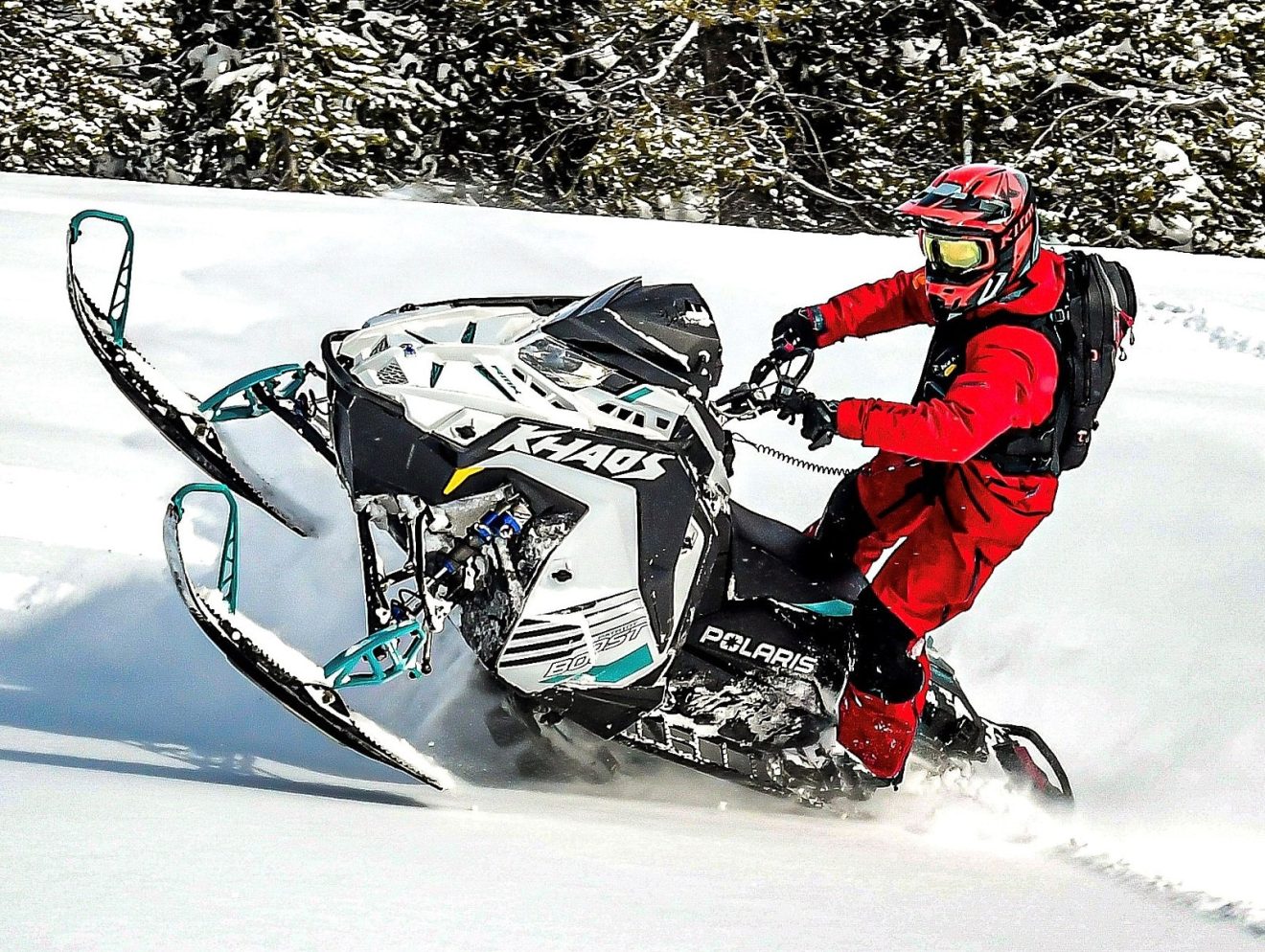 2025 Polaris Patriot Boost RMK Khaos: Lightweight Mountain Sled - SledMagazine.com