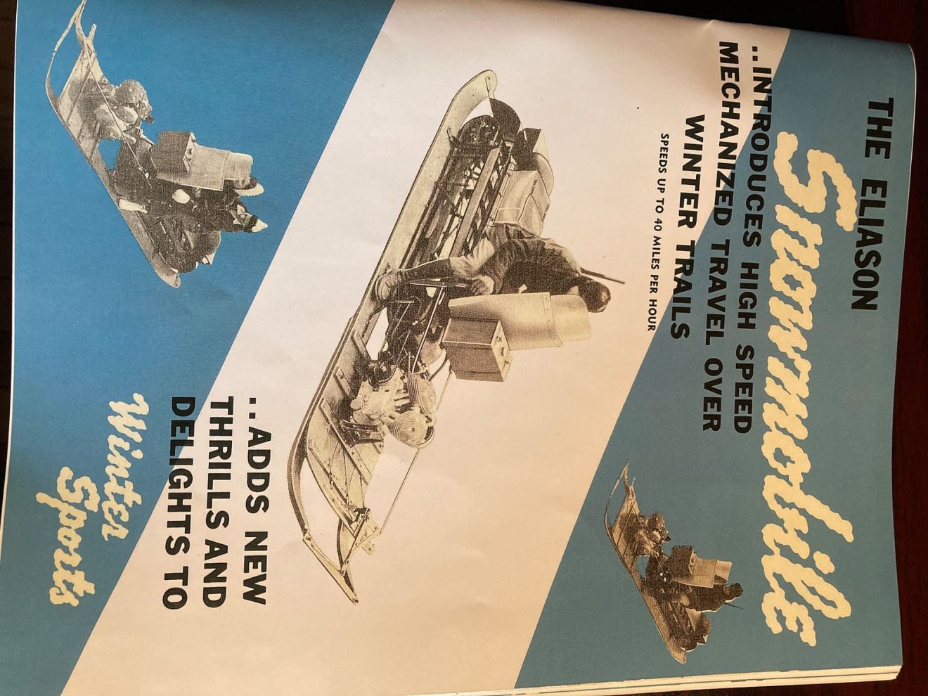 Carl Eliason’s Motor Toboggan: The First Snowmobile?