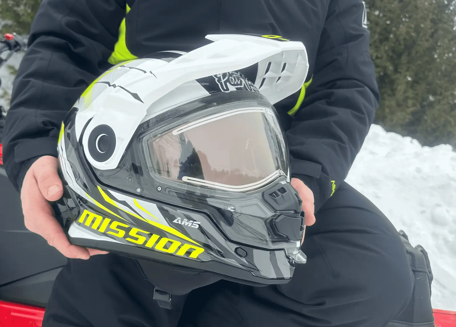 Casque CKX Mission Claw : technologie AMS et visière chauffante