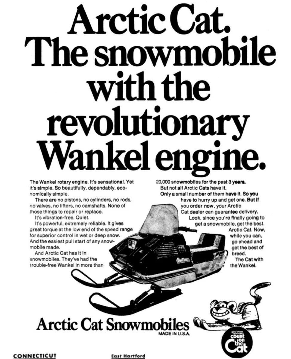 When Snowmobiling Dared Everything – The OMC Rotary Engine (D471 ...